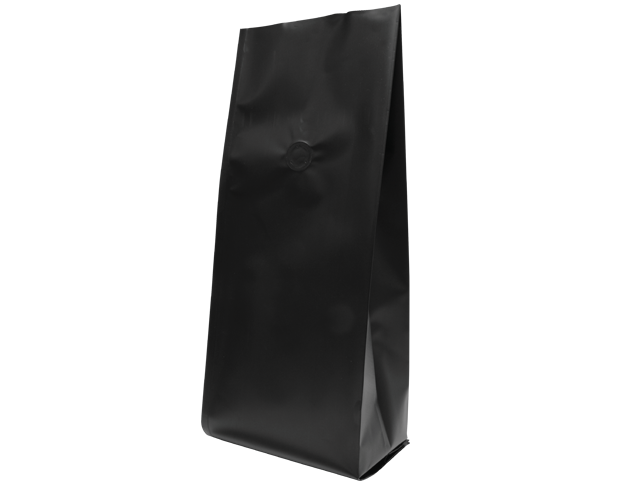1kg Side Gusset Coffee Bag | Matte black | Roastar AU